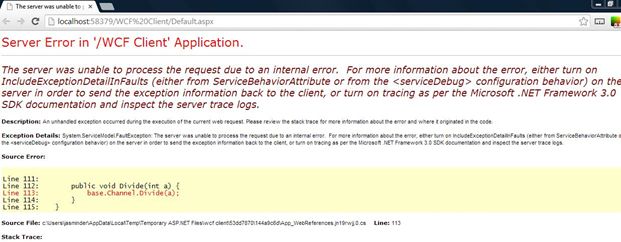 Fault Exception and Fault Contract in WCF Services
